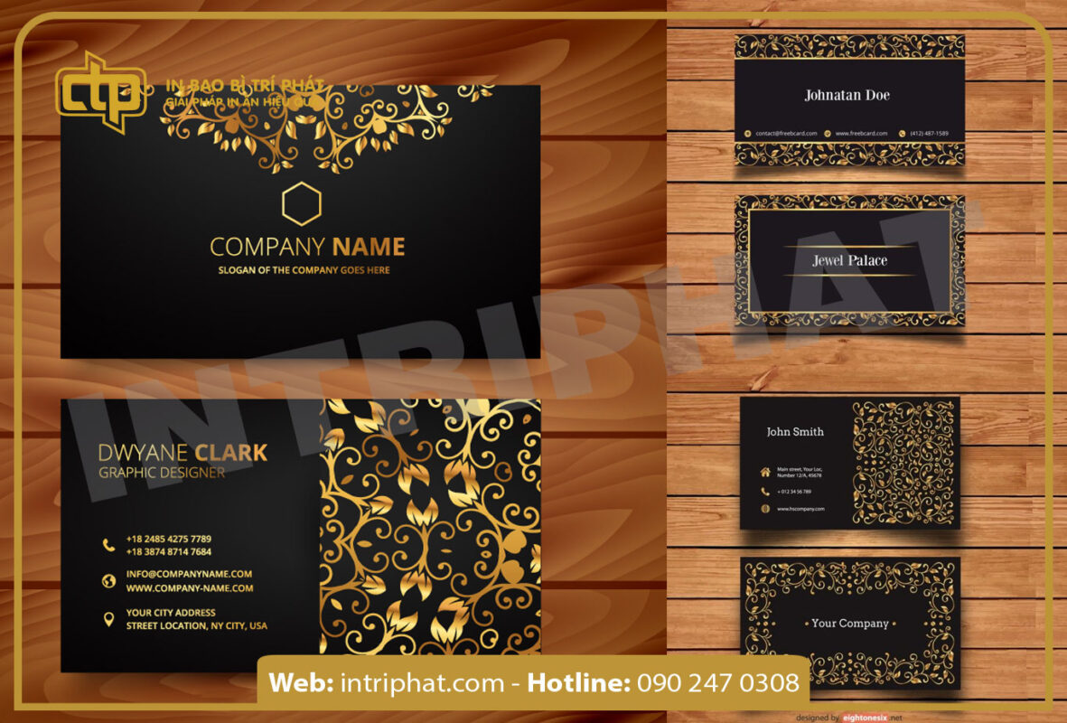 In Name Card, In Card Visit Giá Rẻ, Đẹp, Giá Xưởng - In Bao Bì Trí Phát