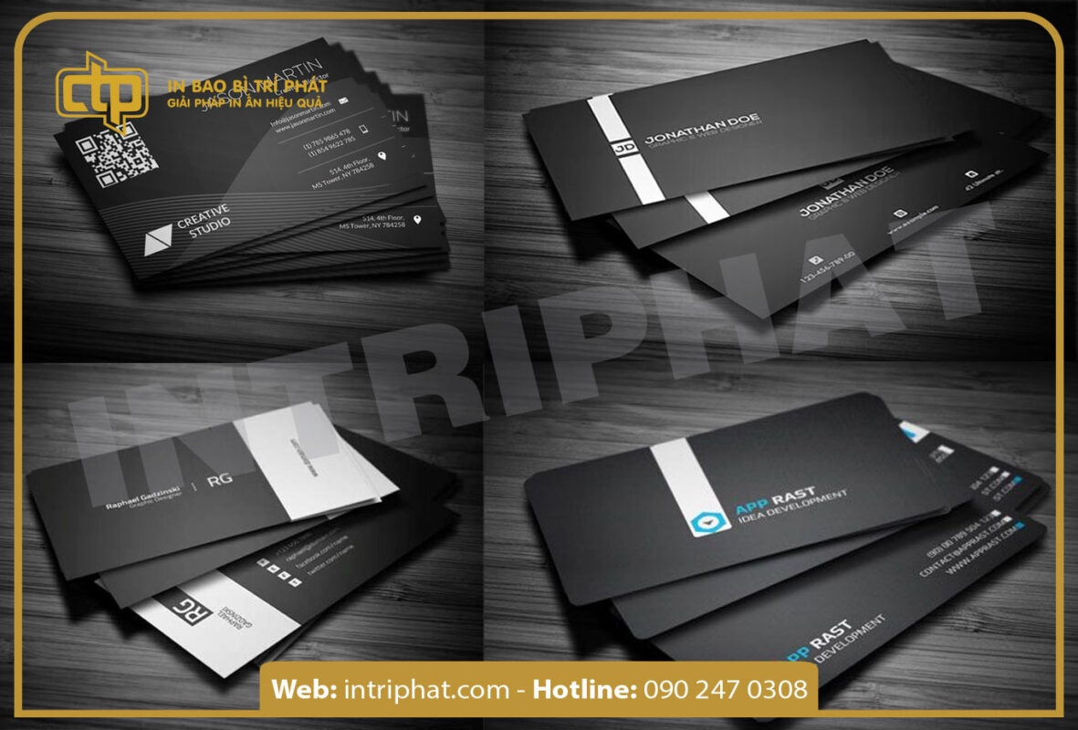 In Name Card, In Card Visit Giá Rẻ, Đẹp, Giá Xưởng - In Bao Bì Trí Phát
