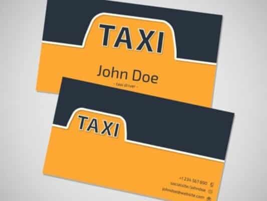 30+ Mẫu Card Visit Taxi Đẹp, Thu Hút Khách Hàng - In Bao Bì Trí Phát